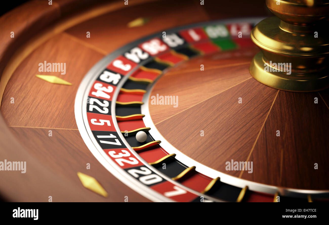 Roulette wheel, illustration Stock Photo - Alamy