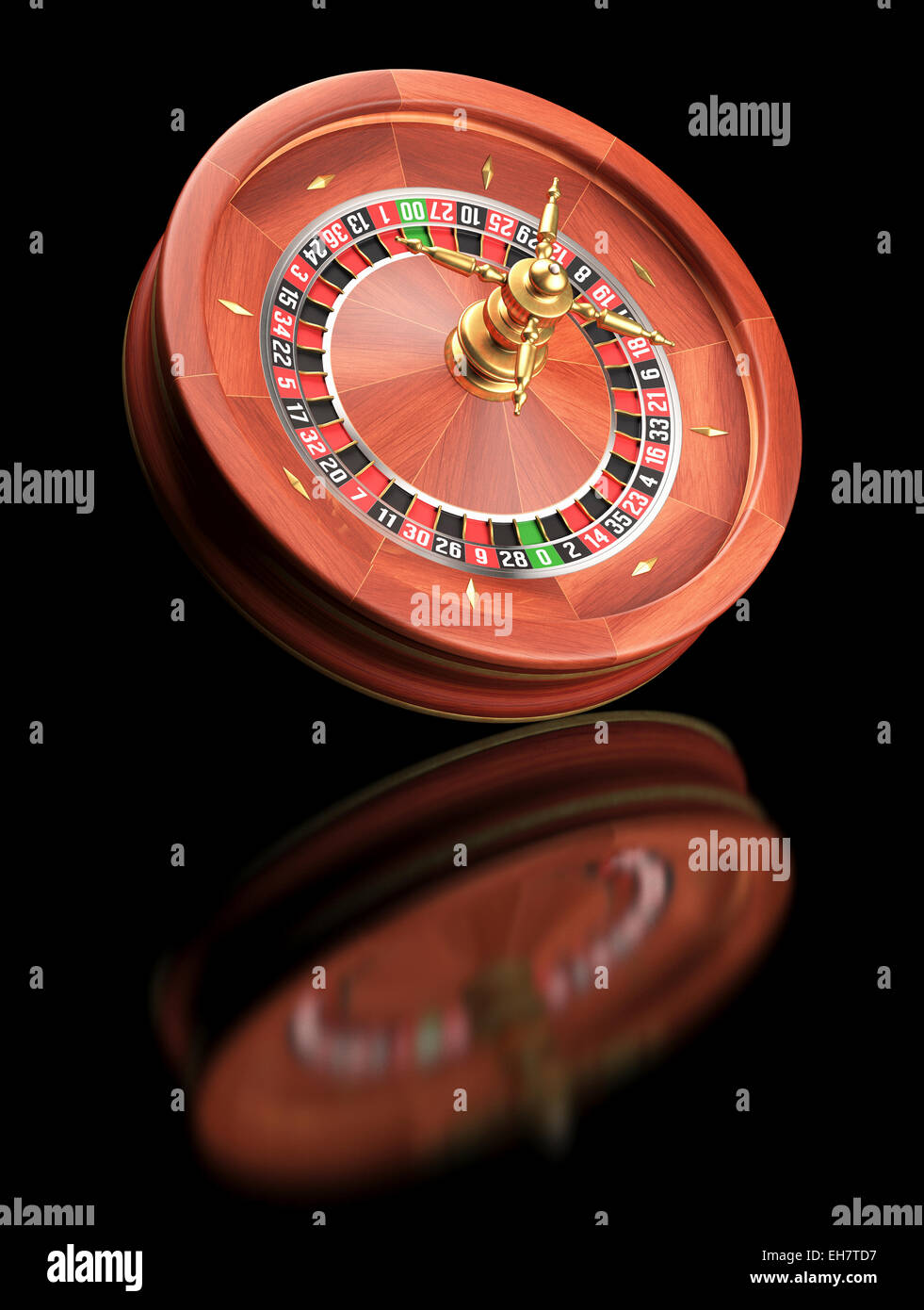 Roulette wheel, illustration Stock Photo - Alamy