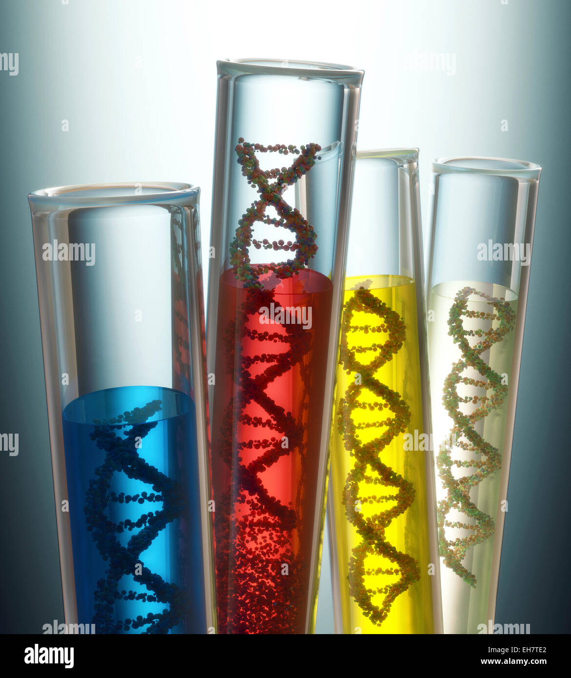 3 dna double helix hi-res stock photography and images - Alamy