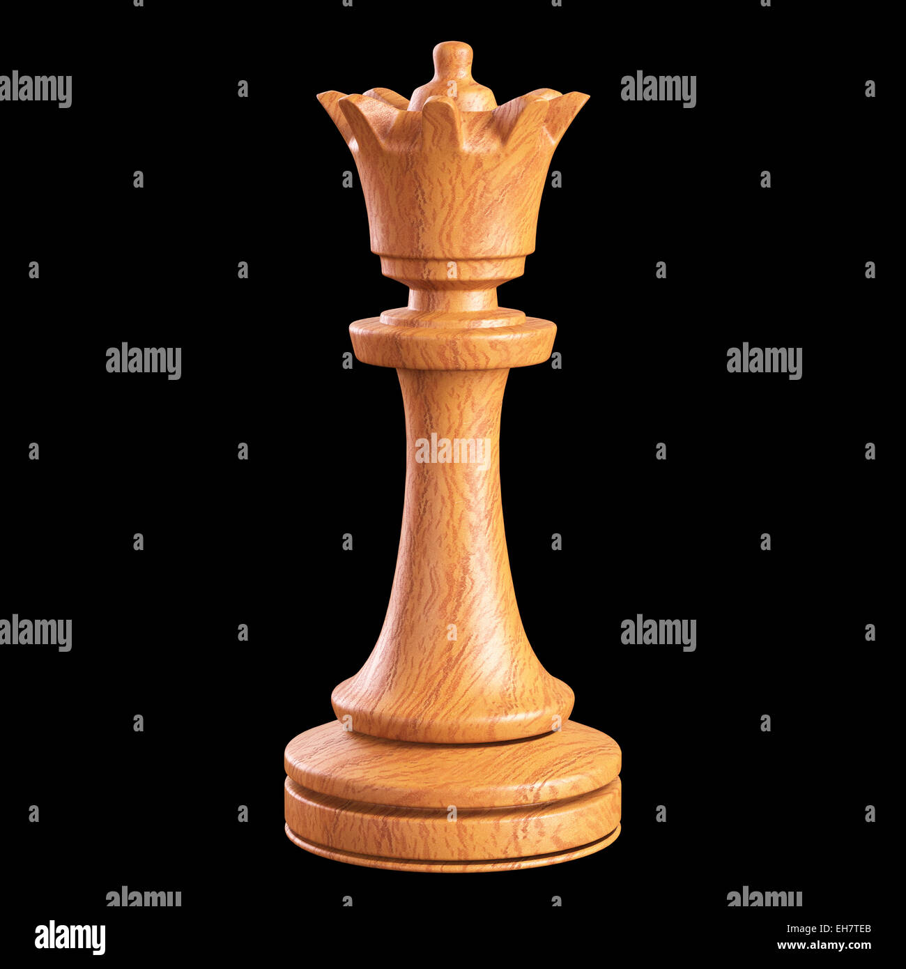Queen chess piece, illustration Stock Photo - Alamy