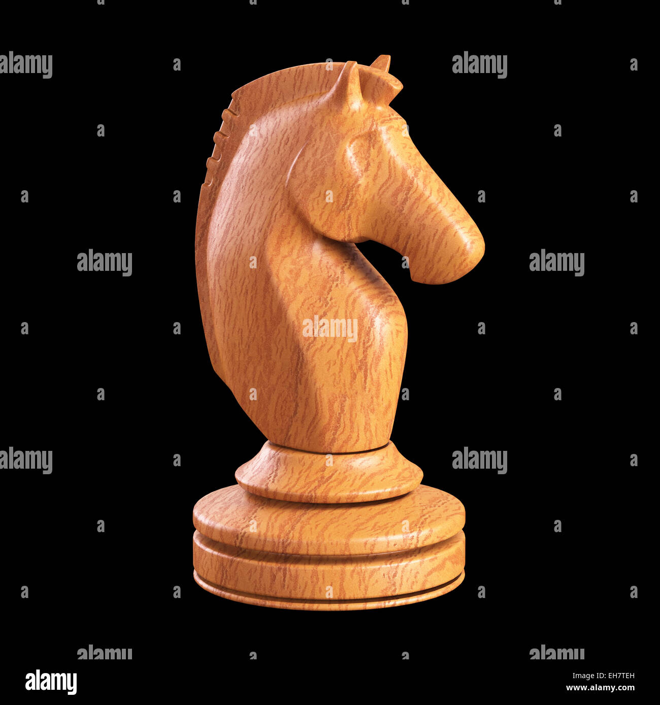 Knight chess piece illustration hi-res stock photography and images - Alamy