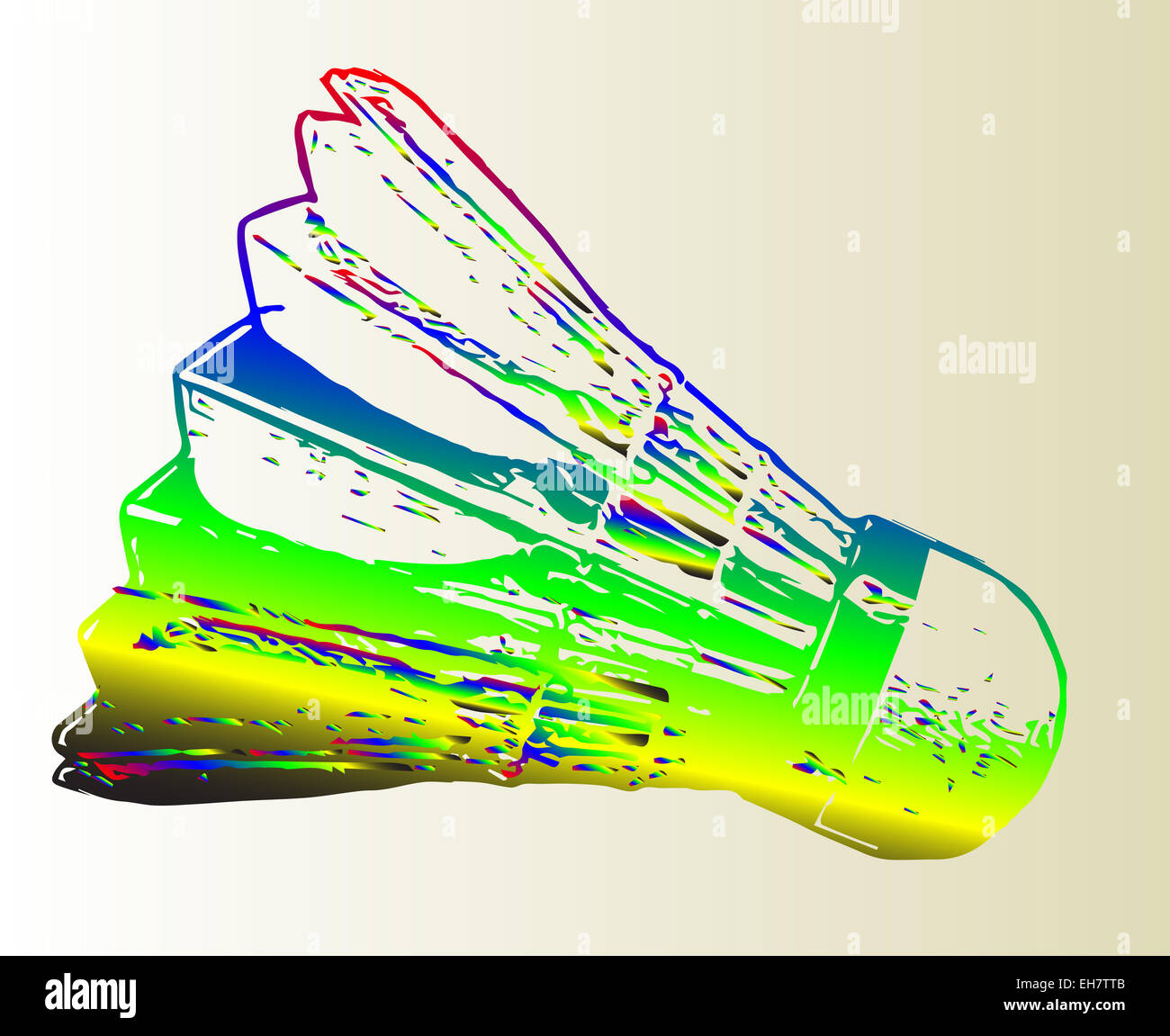 Badminton shuttlecock drawing hi-res stock photography and images - Alamy