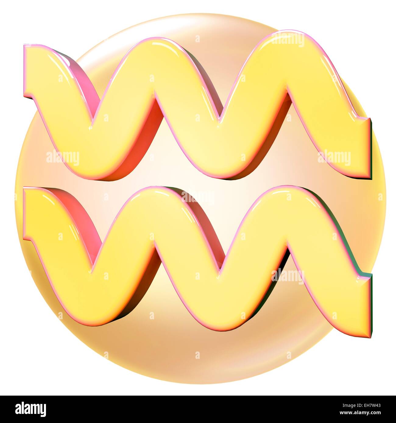 Aquarius sign of the zodiac Stock Photo - Alamy