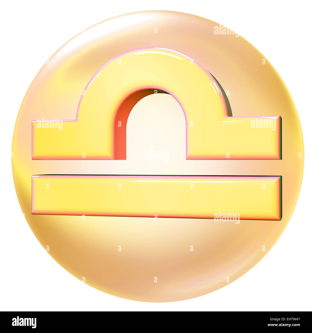 Libra sign of the zodiac, illustration Stock Photo - Alamy