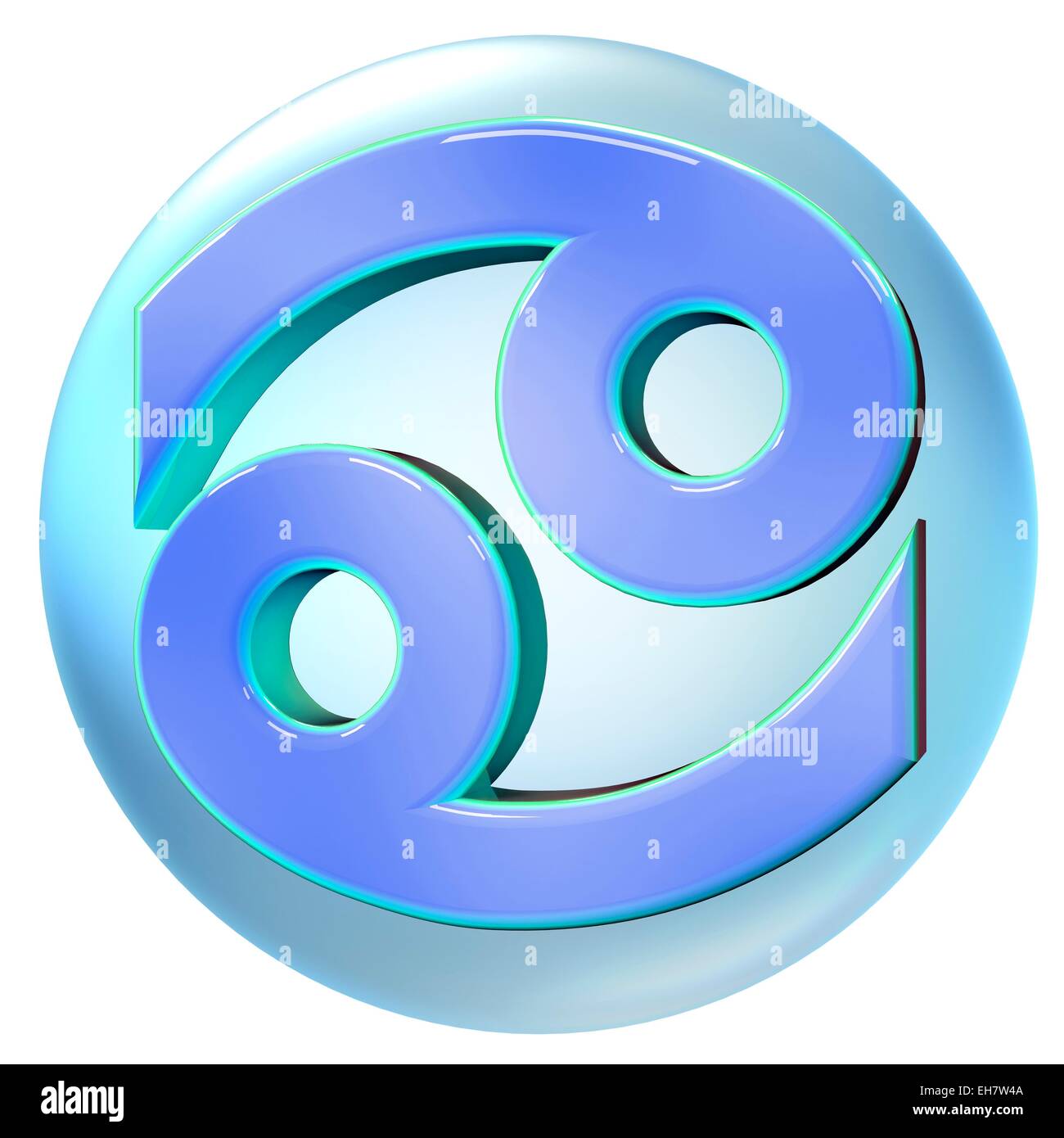 Cancer sign of the zodiac, illustration Stock Photo - Alamy