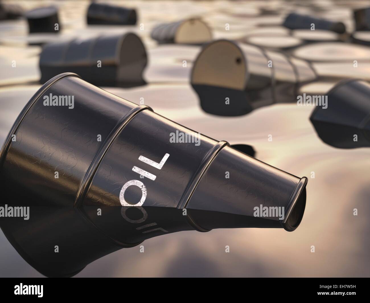 Floating barrel pollution hi-res stock photography and images - Alamy