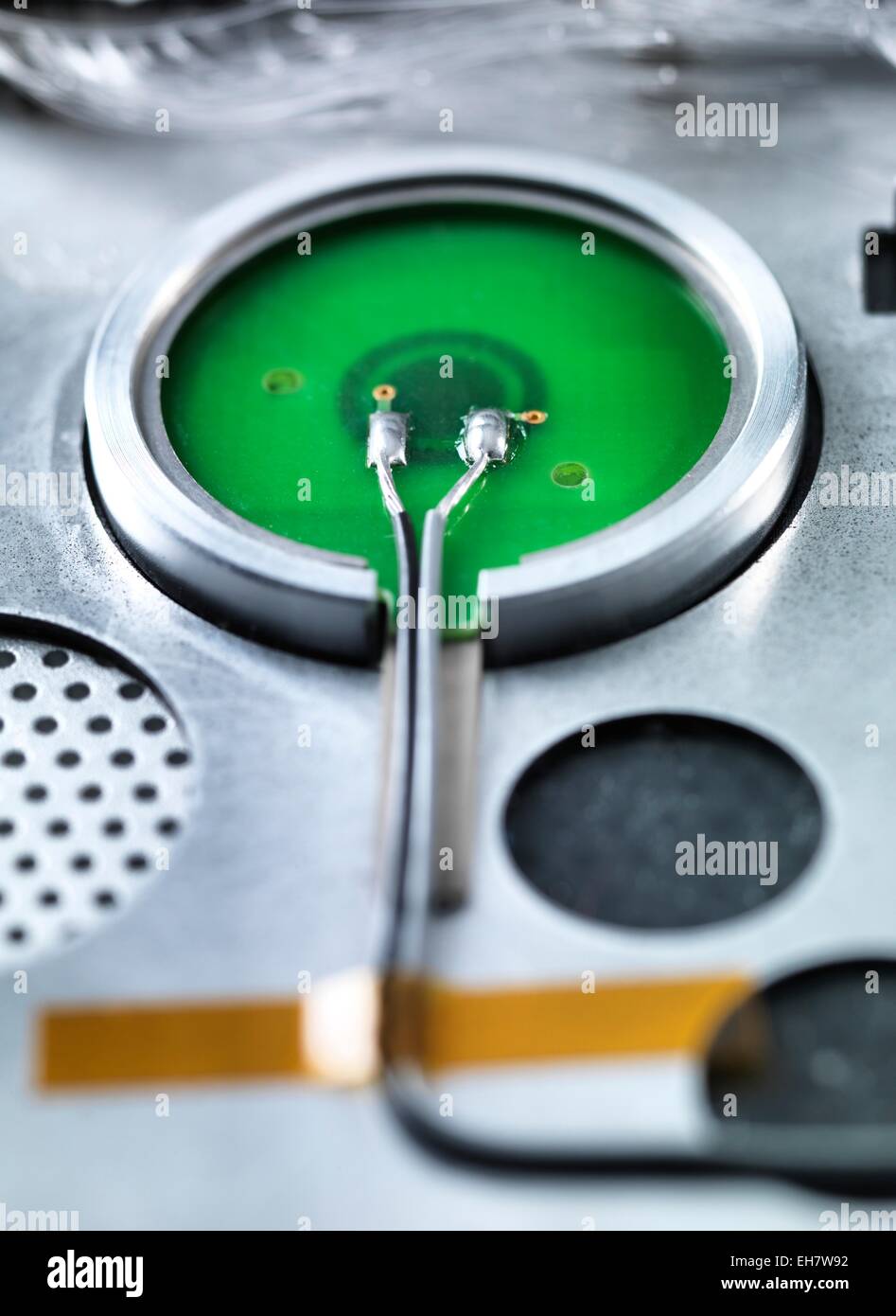 Rear of a power button Stock Photo - Alamy
