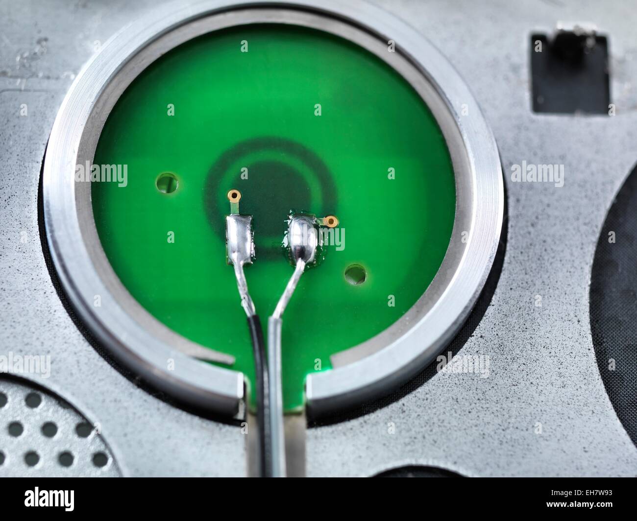 Rear of a power button Stock Photo - Alamy