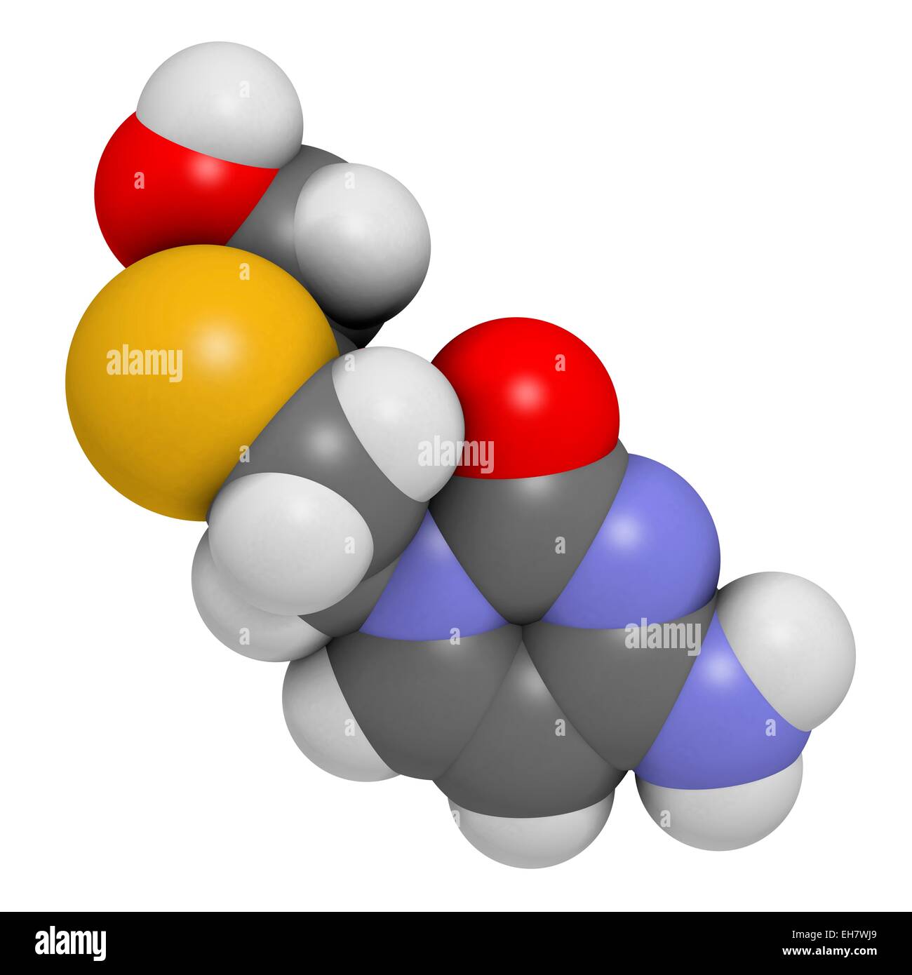 Lamivudine (3TC) antiviral drug molecule Stock Photo - Alamy