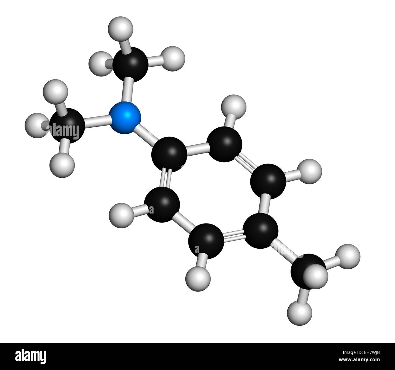 N dimethyl p toluidine dmpt molecule hi-res stock photography and ...