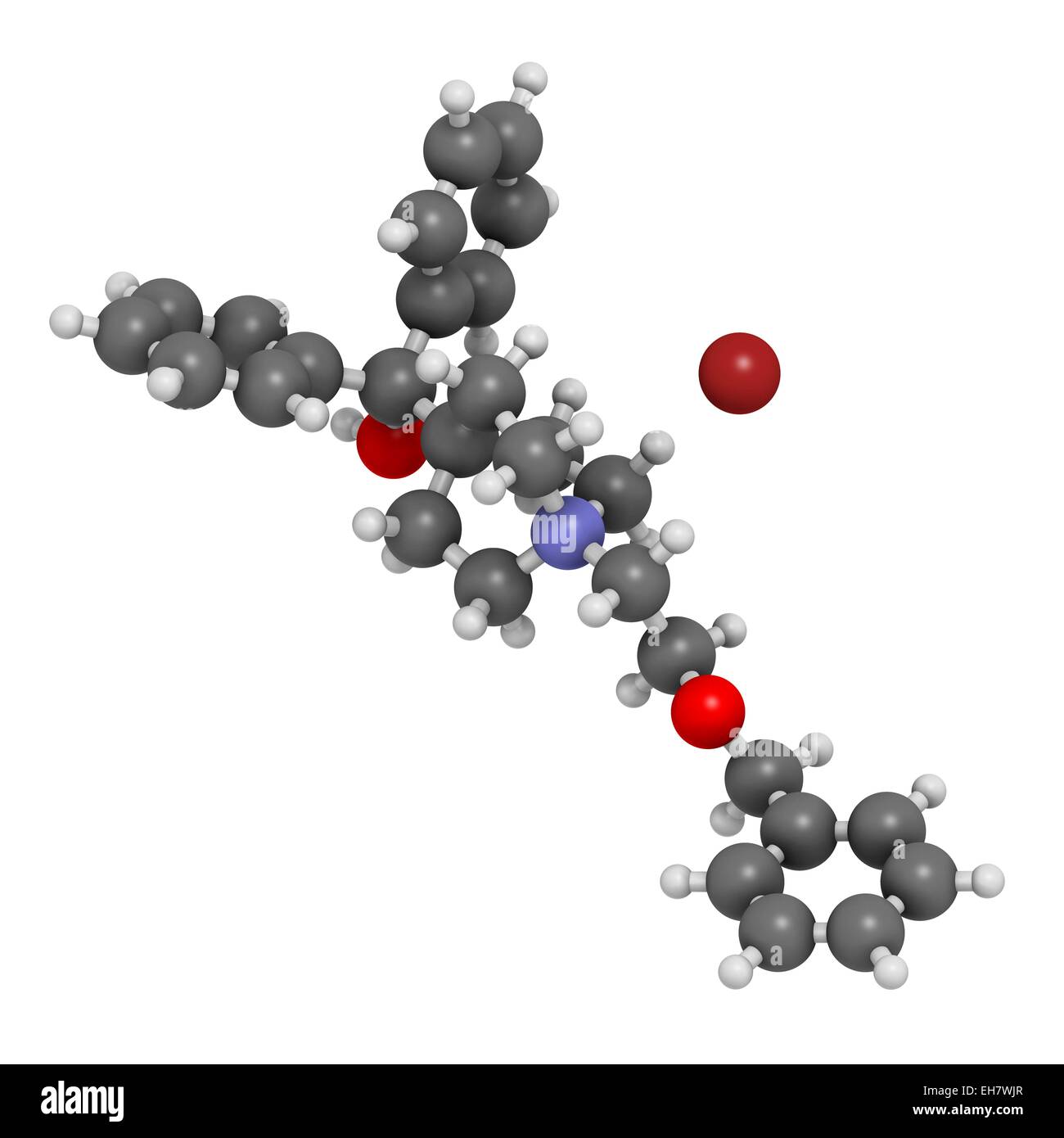 Umeclidinium bromide COPD drug molecule Stock Photo - Alamy