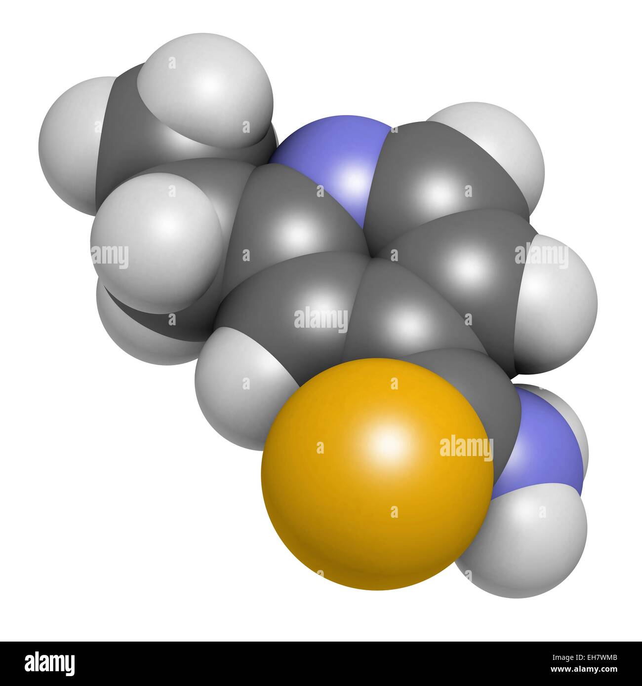 Ethionamide tuberculosis drug molecule Stock Photo - Alamy