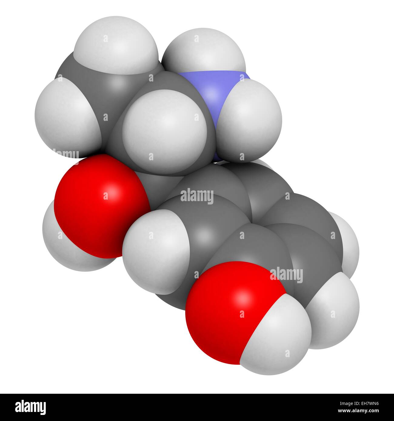 Metaraminol hypotension drug molecule Stock Photo - Alamy