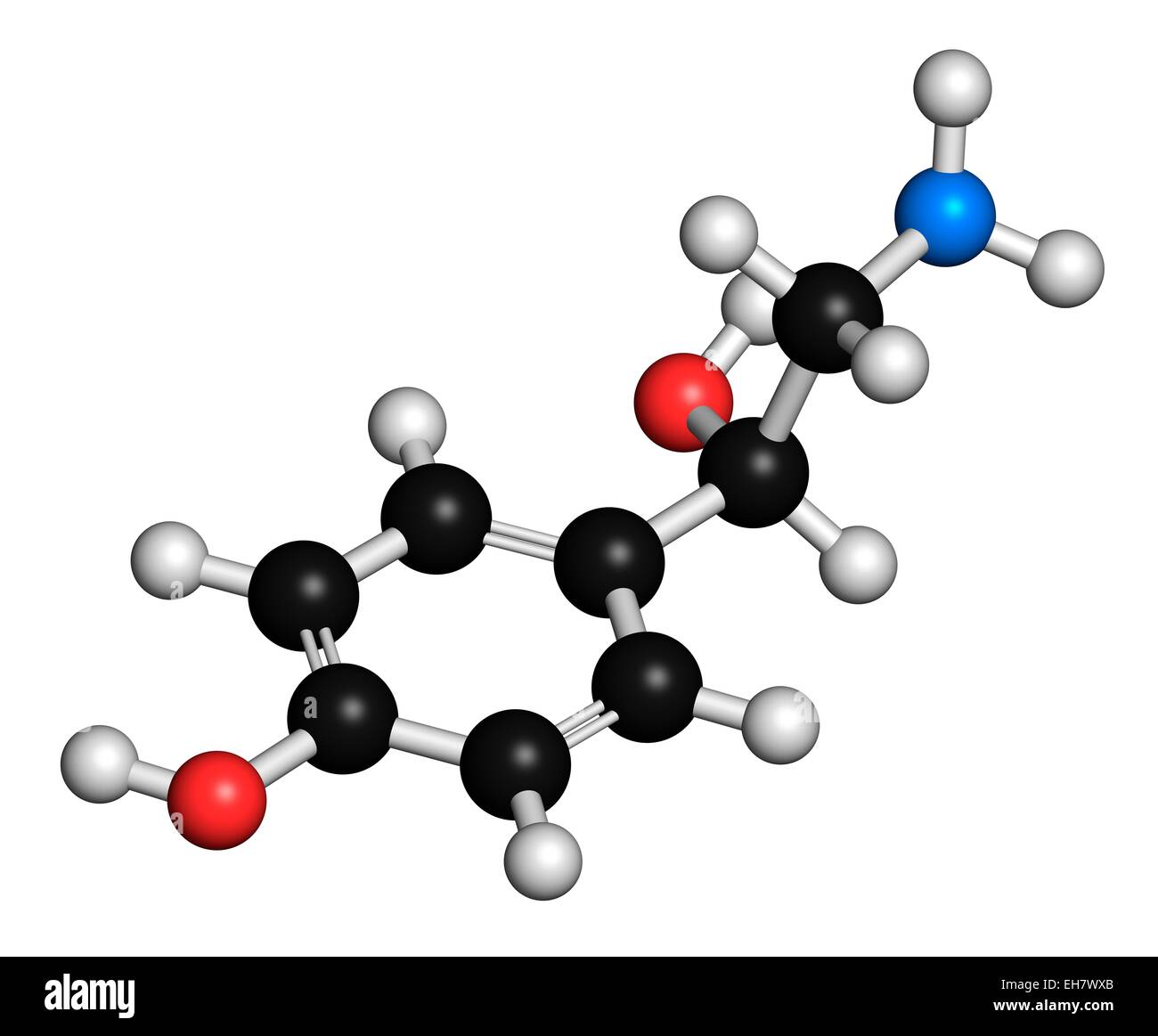 Octopamine stimulant drug molecule Stock Photo - Alamy