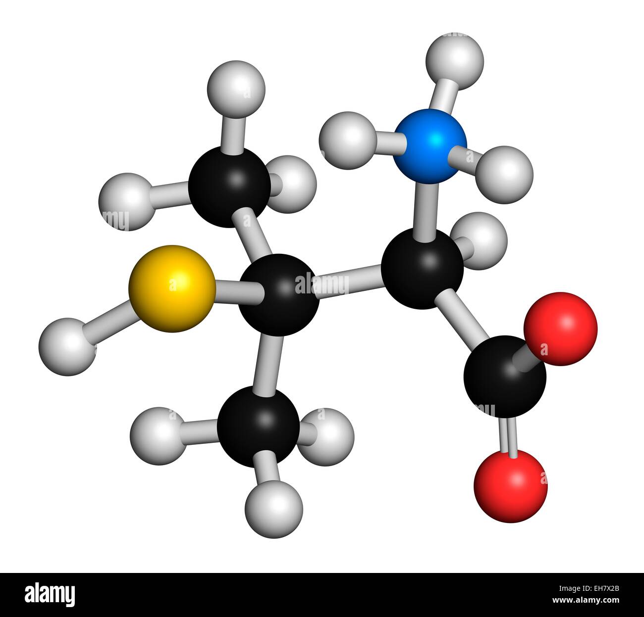 Penicillamine drug molecule Stock Photo - Alamy