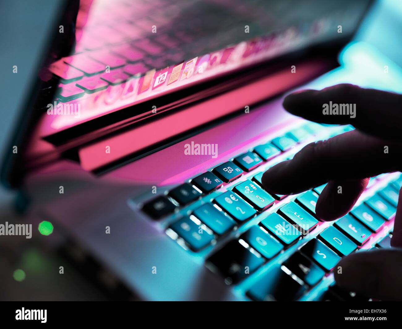 Laptop for applications hi-res stock photography and images - Alamy