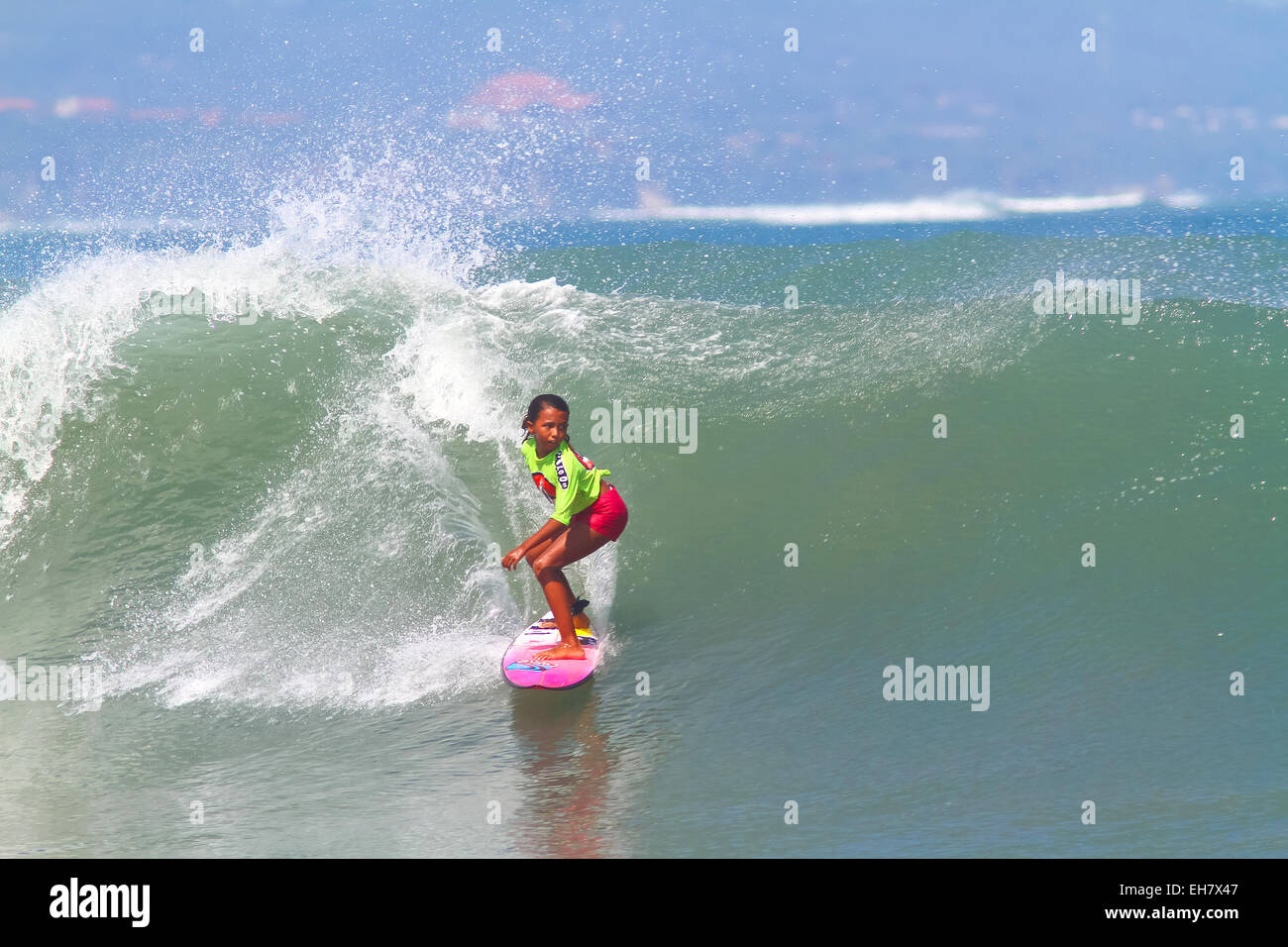 Volcom Qualifying Series junior surf competition - Bali Stock Photo - Alamy