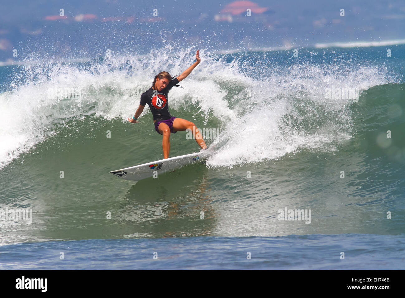 Volcom Qualifying Series junior surf competition - Bali Stock Photo - Alamy