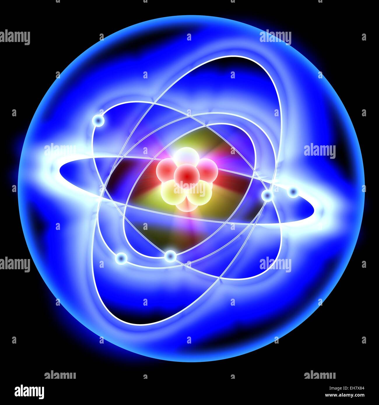 Atomic structure, artwork Stock Photo - Alamy