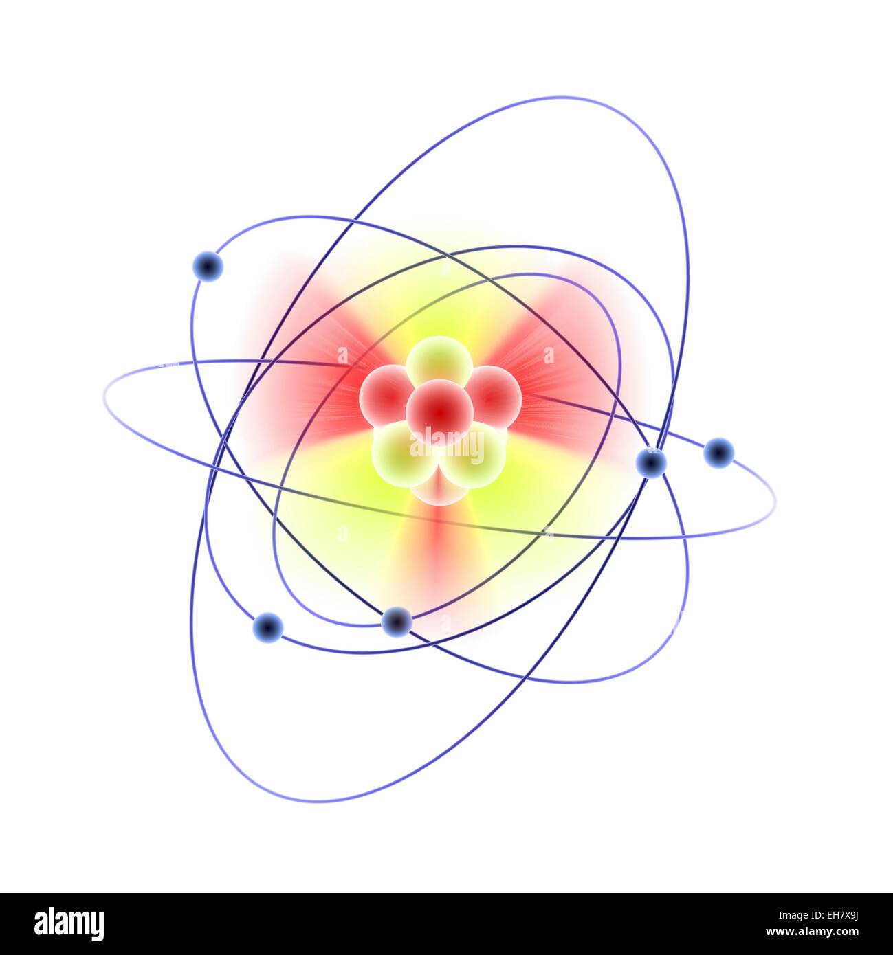 Atomic structure, artwork Stock Photo - Alamy
