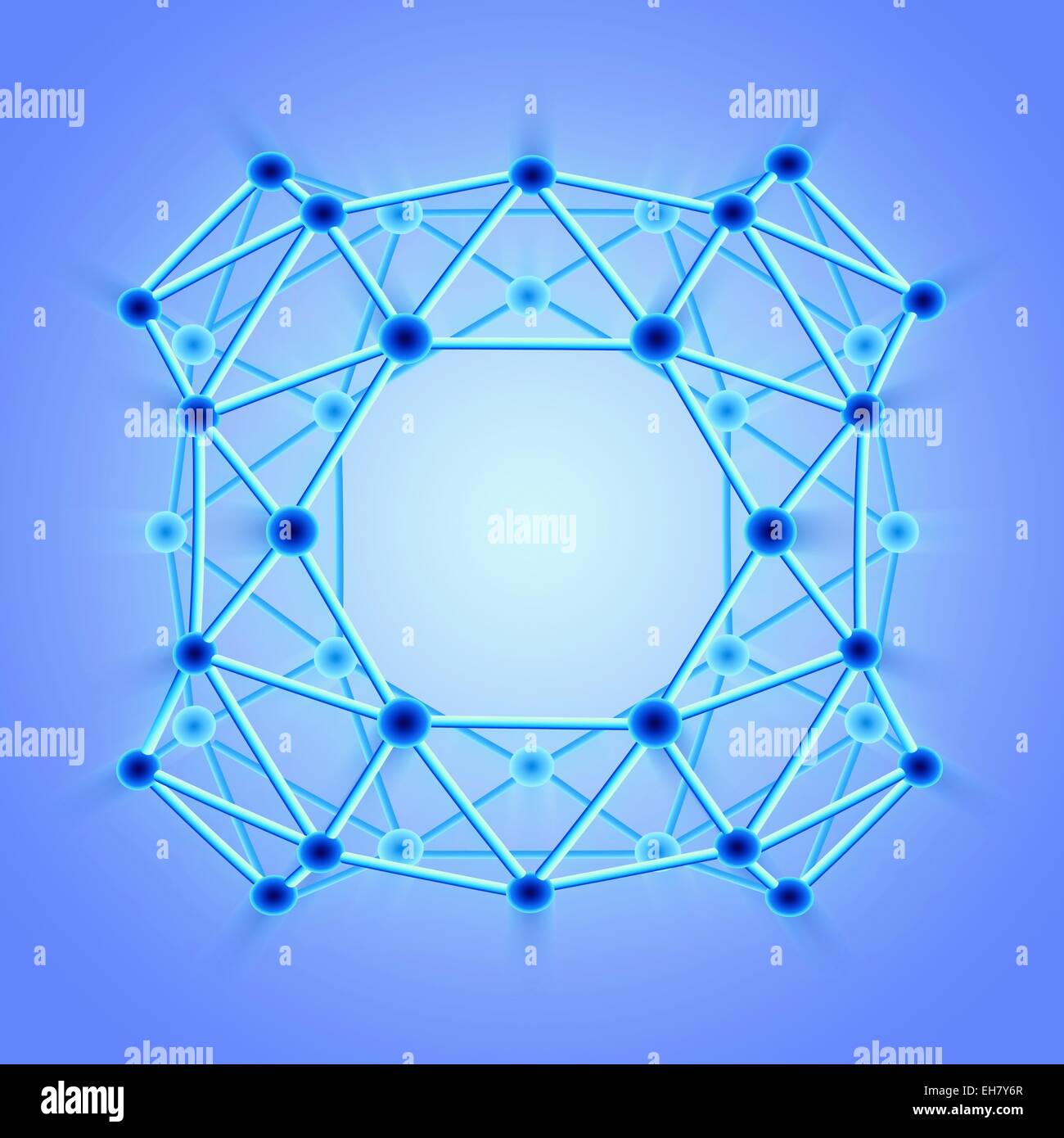 Boron buckyball, artwork Stock Photo - Alamy