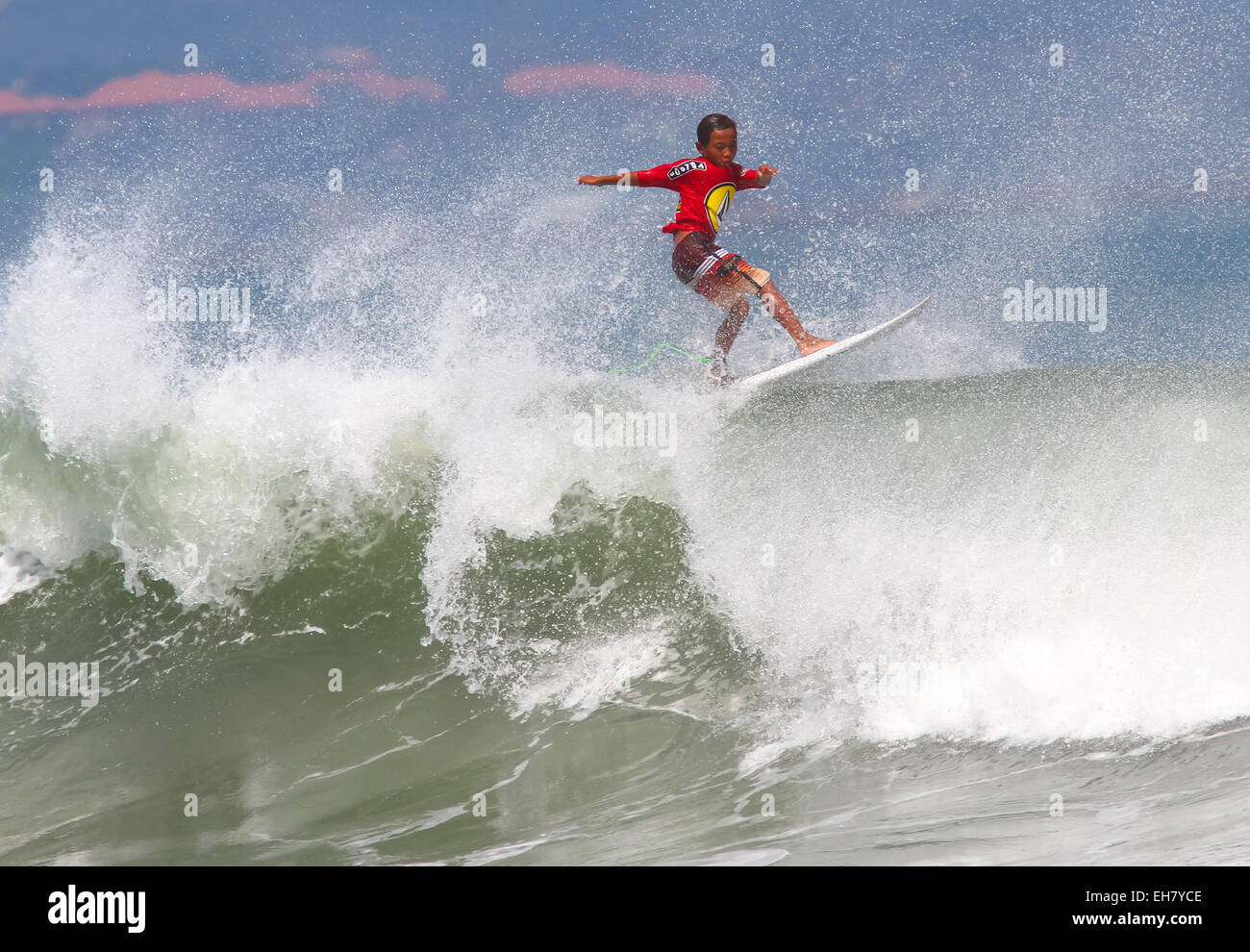 Volcom Qualifying Series junior surf competition - Bali Stock Photo - Alamy