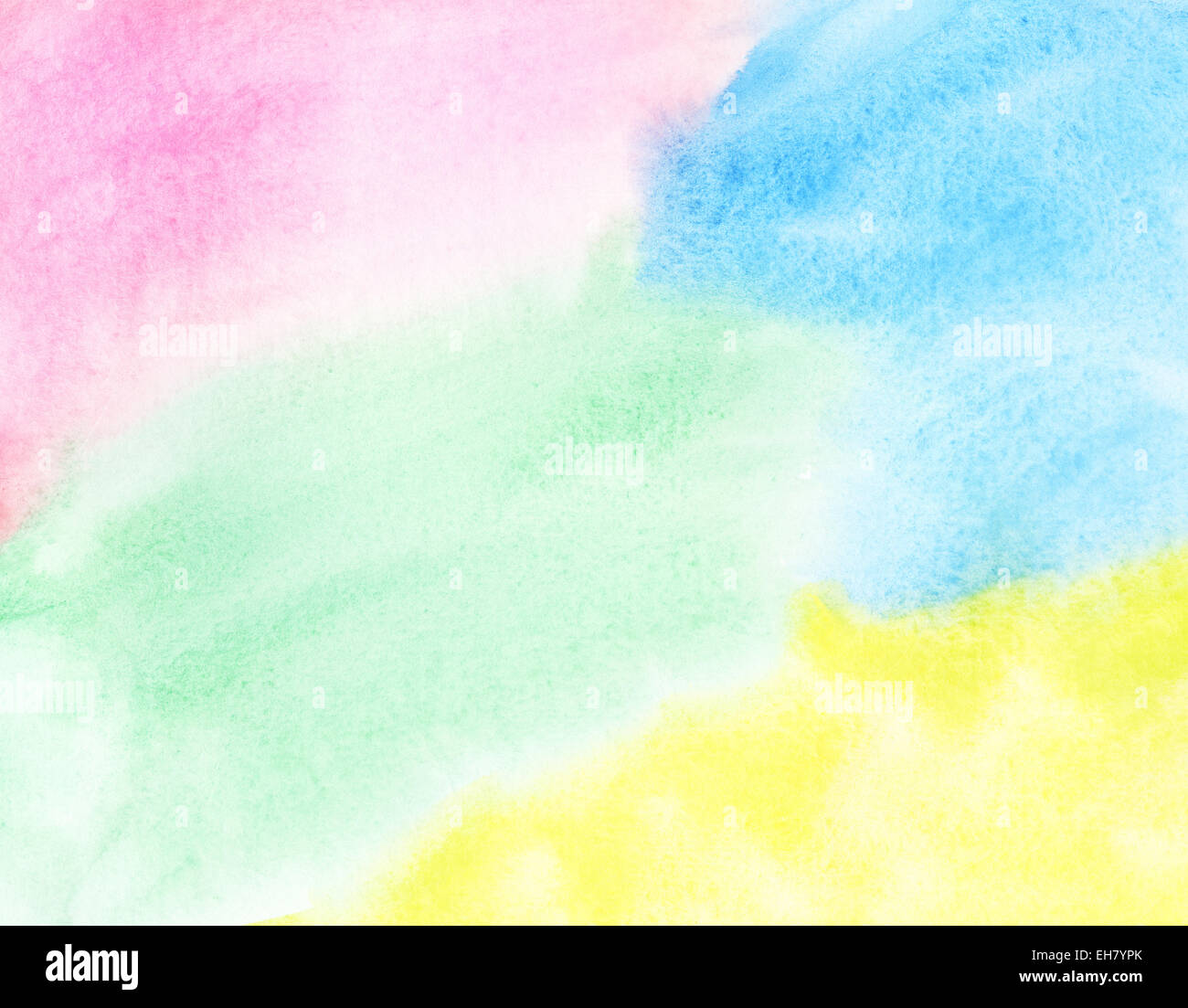 Abstract colorful watercolor hand painted background Stock Photo - Alamy