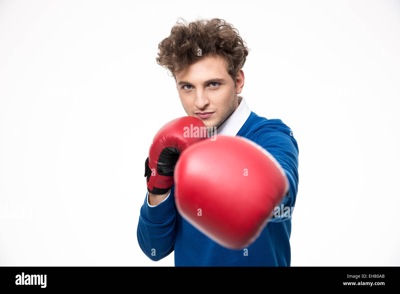 Business people boxing gloves hi-res stock photography and images - Alamy