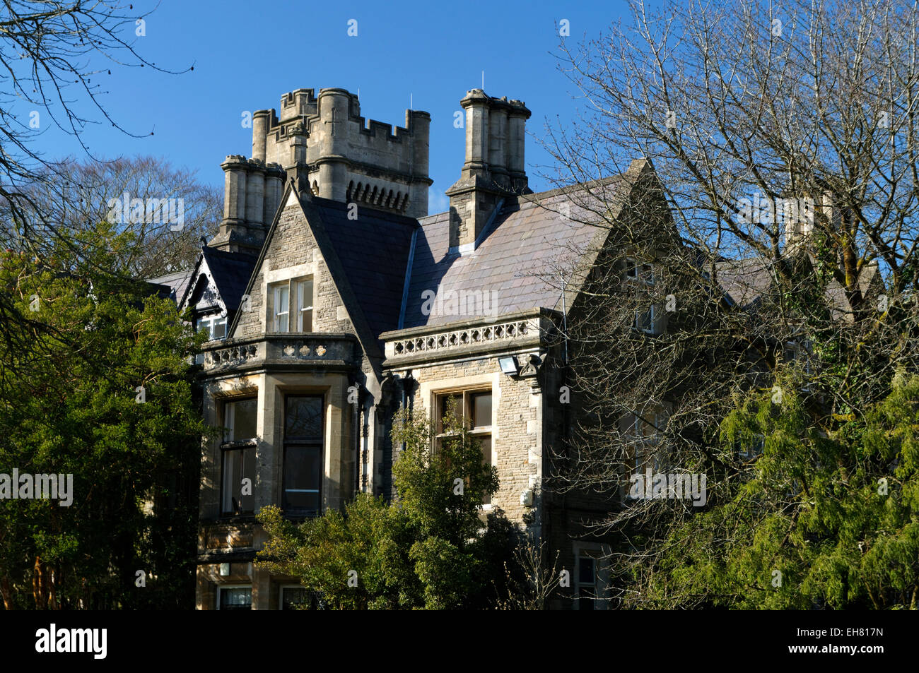 Insole court llandaff cardiff victorian mansion wales hi-res stock ...