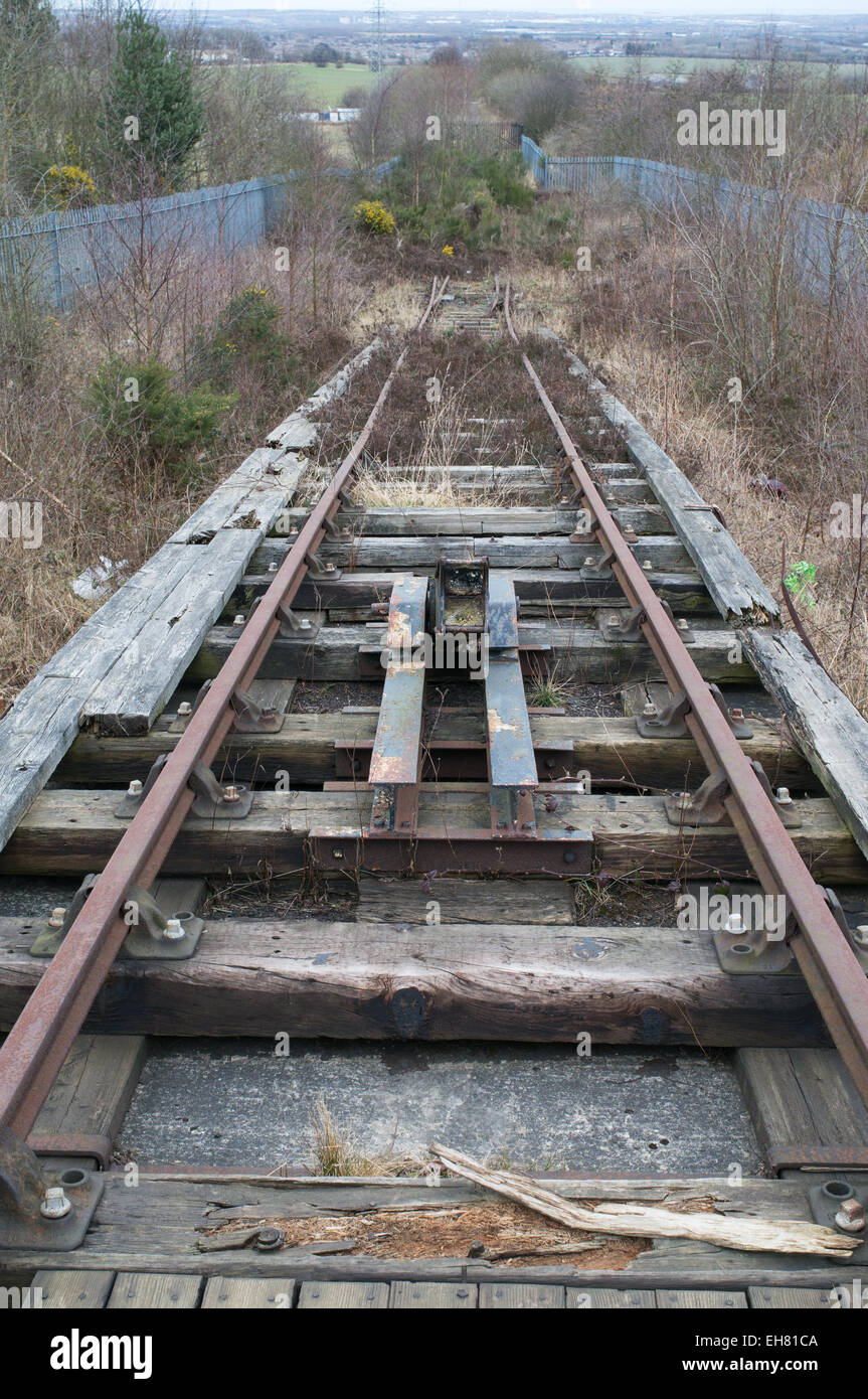The top of the self acting or gravity incline of the Bowes rope hauled ...