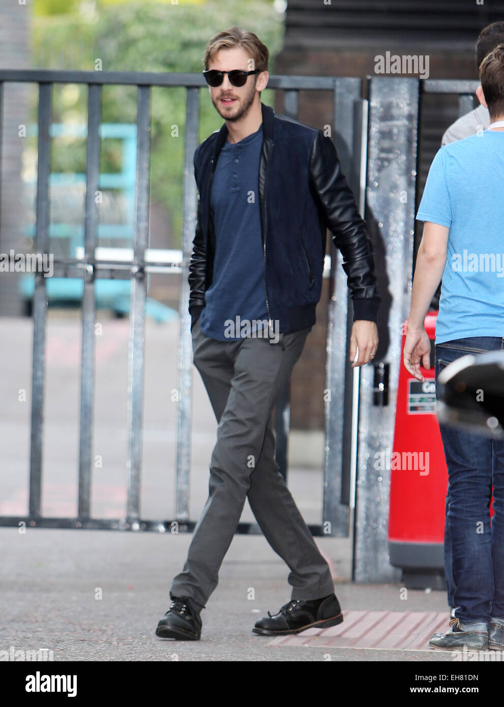 Dan Stevens outside the ITV studios Featuring: Dan Stevens Where ...