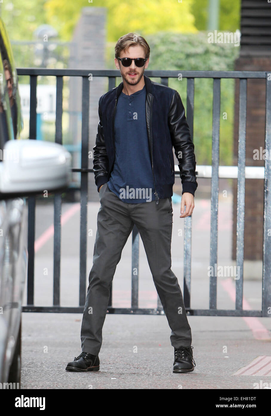 Dan Stevens outside the ITV studios Featuring: Dan Stevens Where ...
