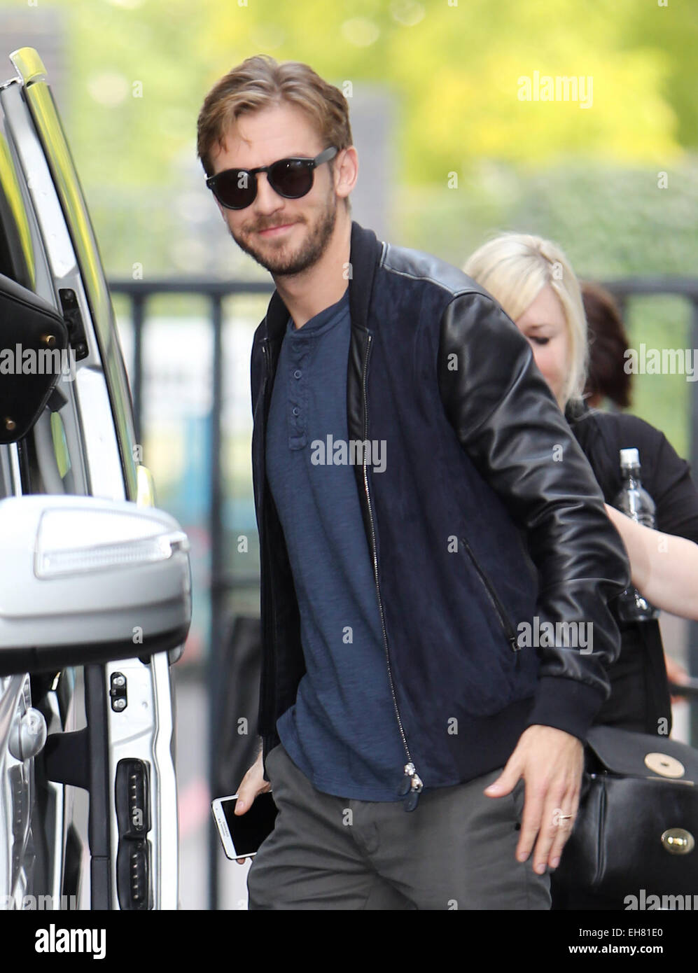 Dan Stevens outside the ITV studios Featuring: Dan Stevens Where ...