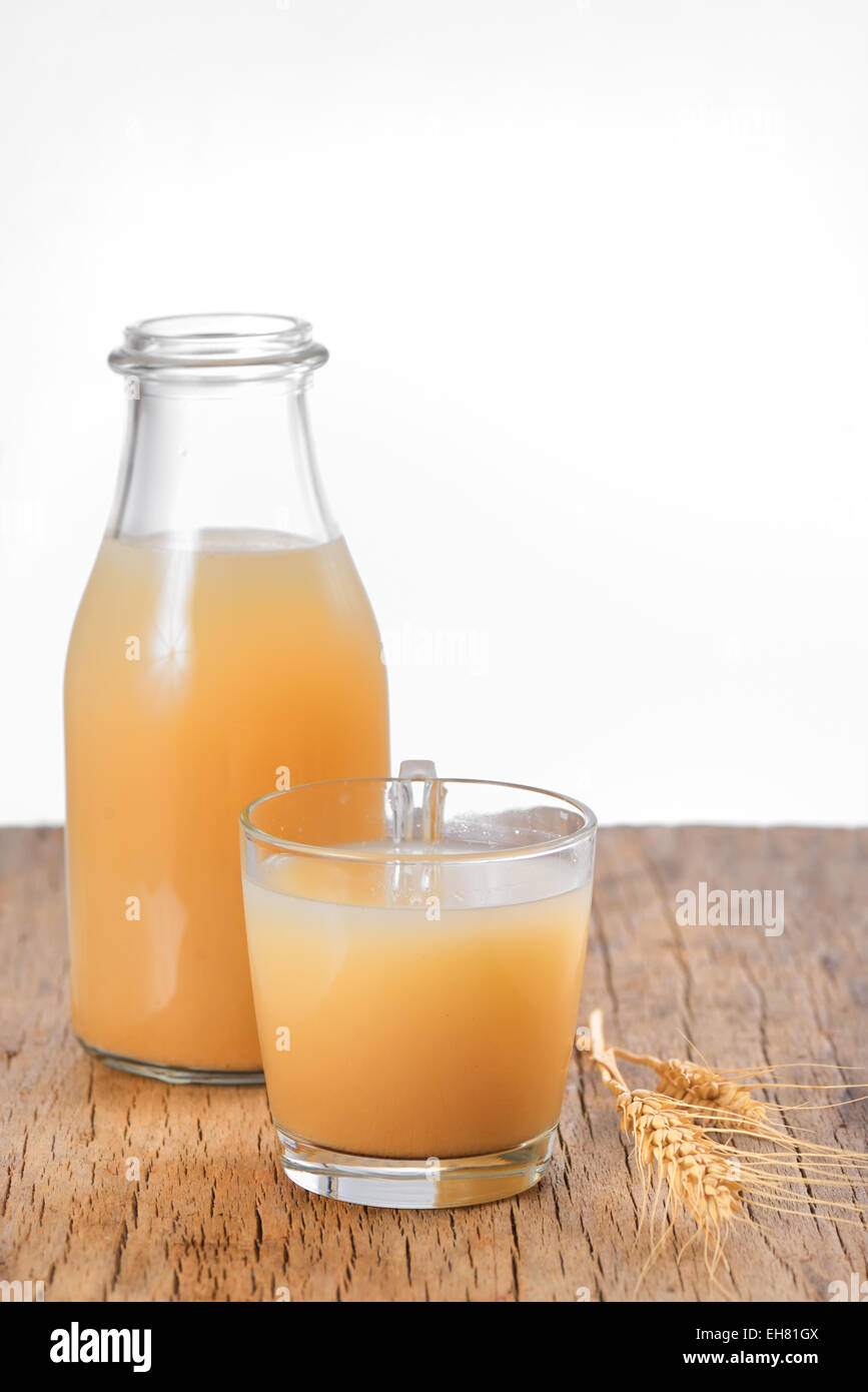 Boza drink from fermented cereal beverage Stock Photo - Alamy
