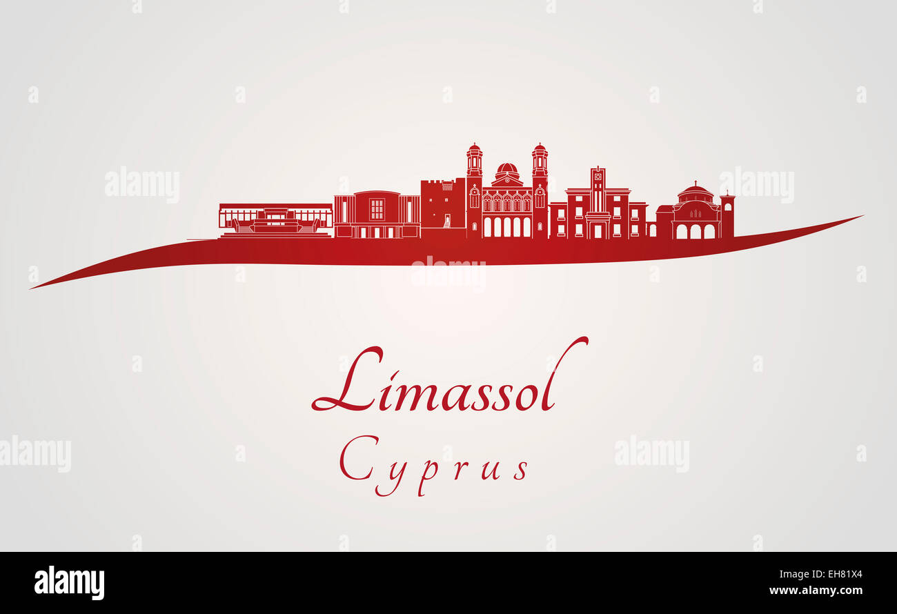 Limassol skyline in red Stock Photo - Alamy Limassol skyline in red Stock Photo - Alamy
