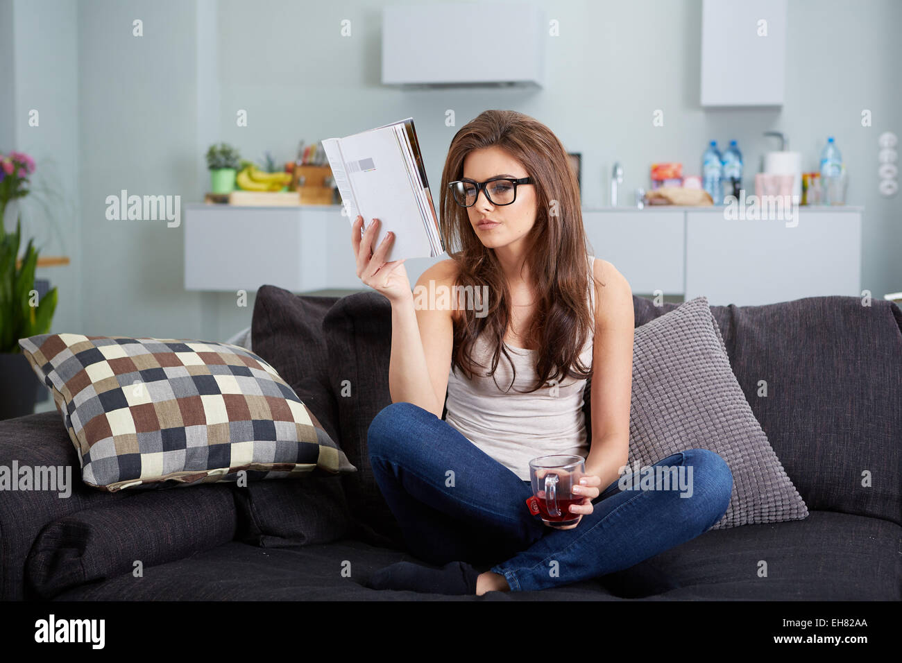 leasure and home concept Stock Photo - Alamy