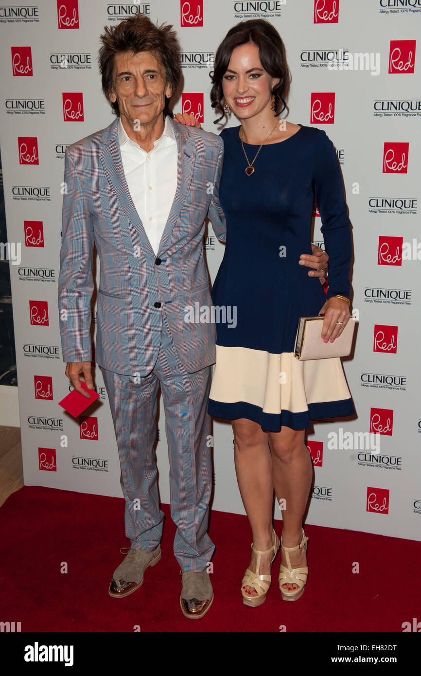Red Woman of the Year 2014 ceremony - Arrivals Featuring: Ronnie Wood ...