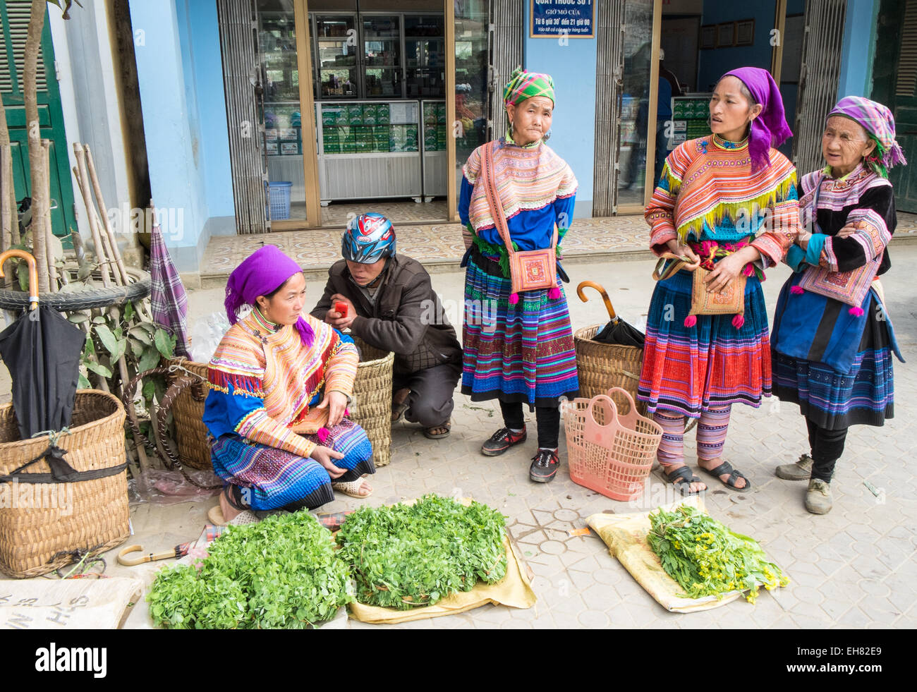 Bac Ha Sunday Market famed for buffalo selling near Lao Cai, and Sa Pa ...