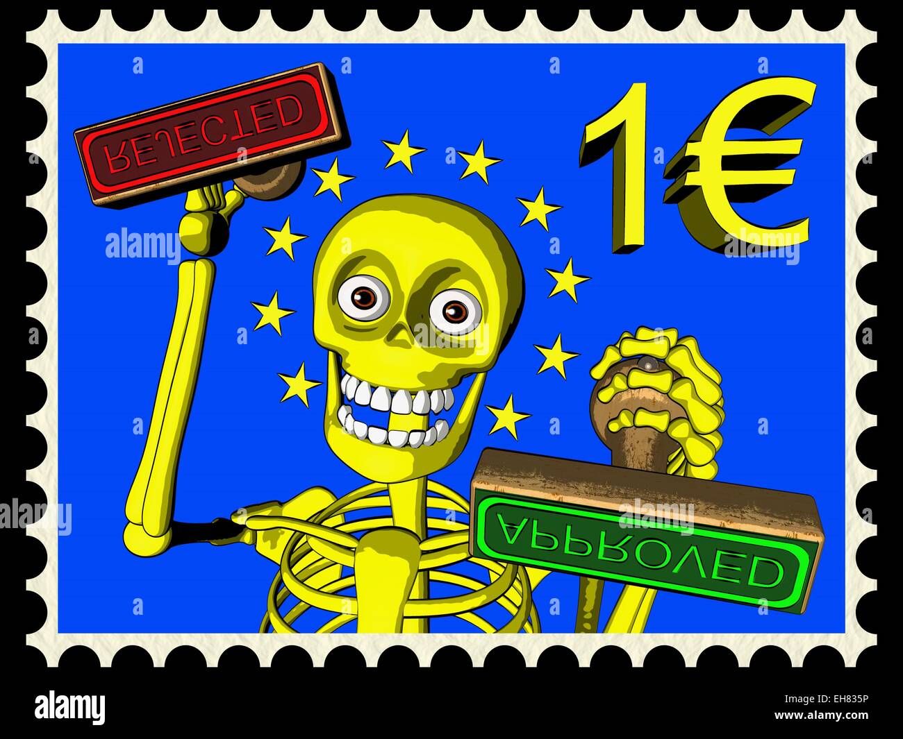 Bureaucracy cartoon hi-res stock photography and images - Alamy