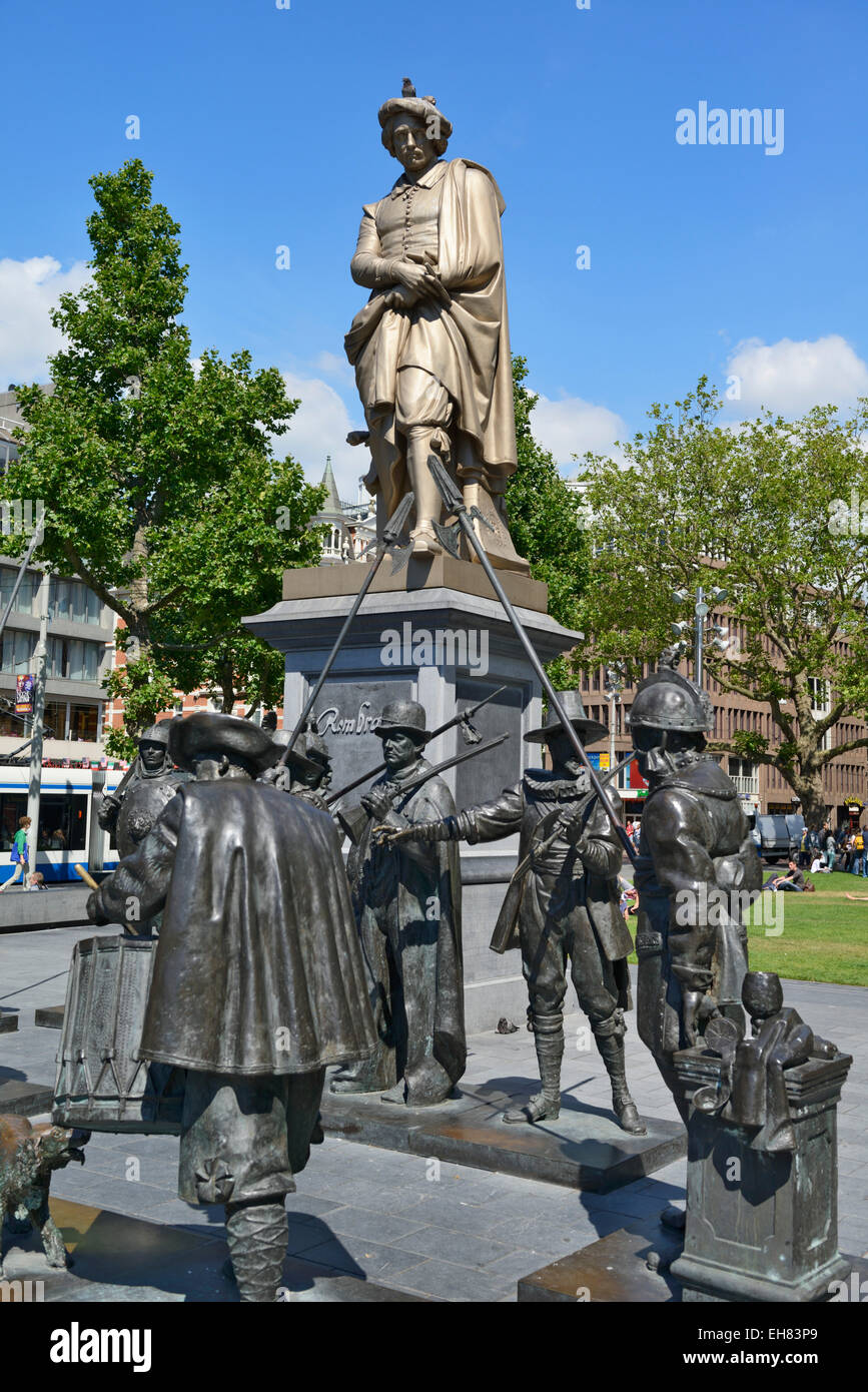Rembrandt statue amsterdam holland hi-res stock photography and images ...