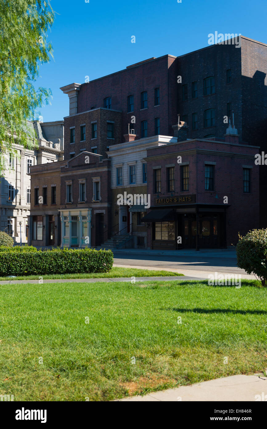 Back future hill valley town hi-res stock photography and images - Alamy