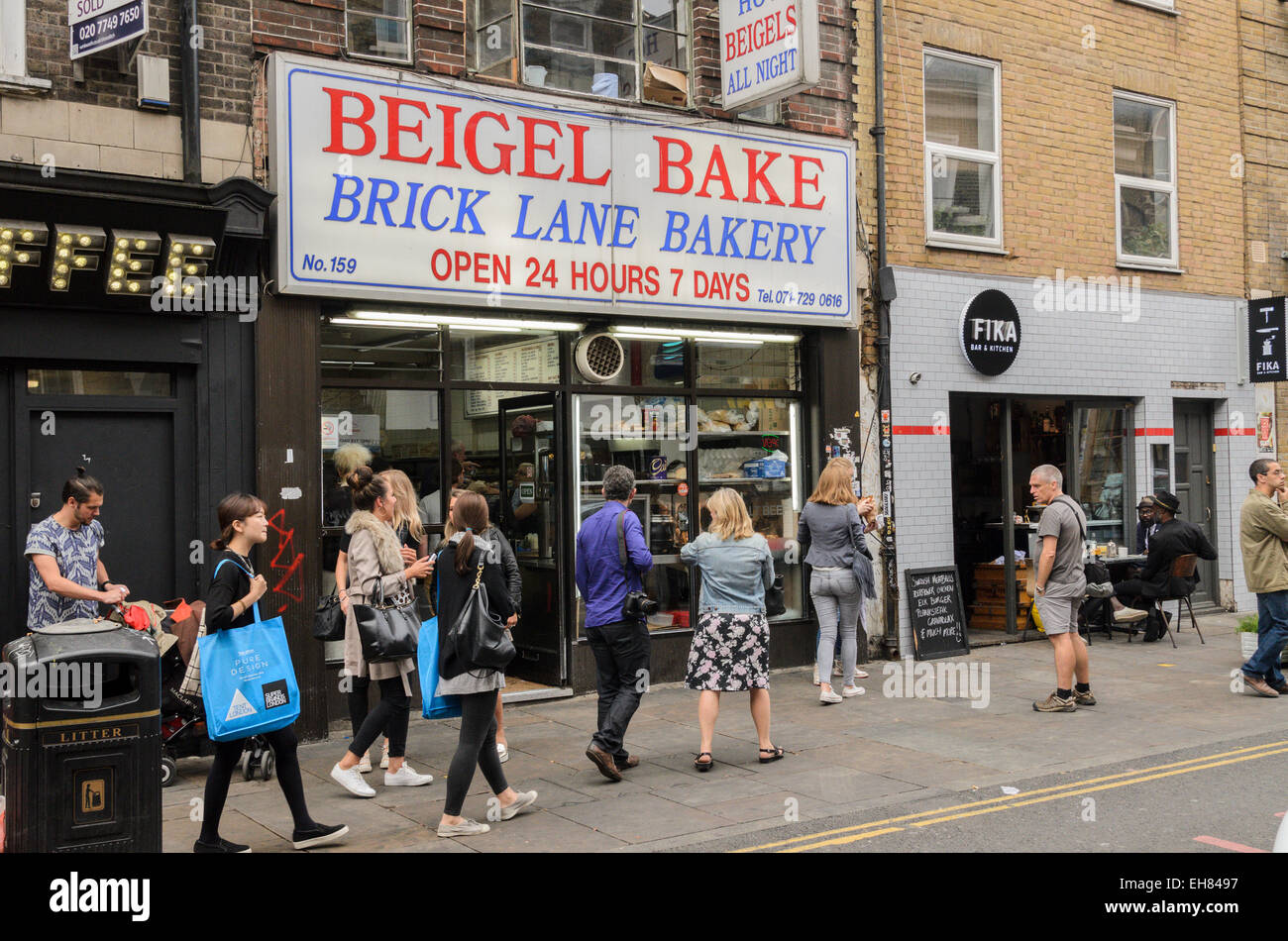 Beigel bake brick lane bakery hi-res stock photography and images - Alamy
