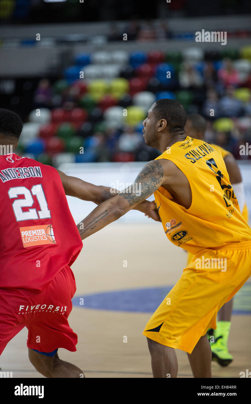 The London Lions basketball team play Leicester Riders, in the second ...