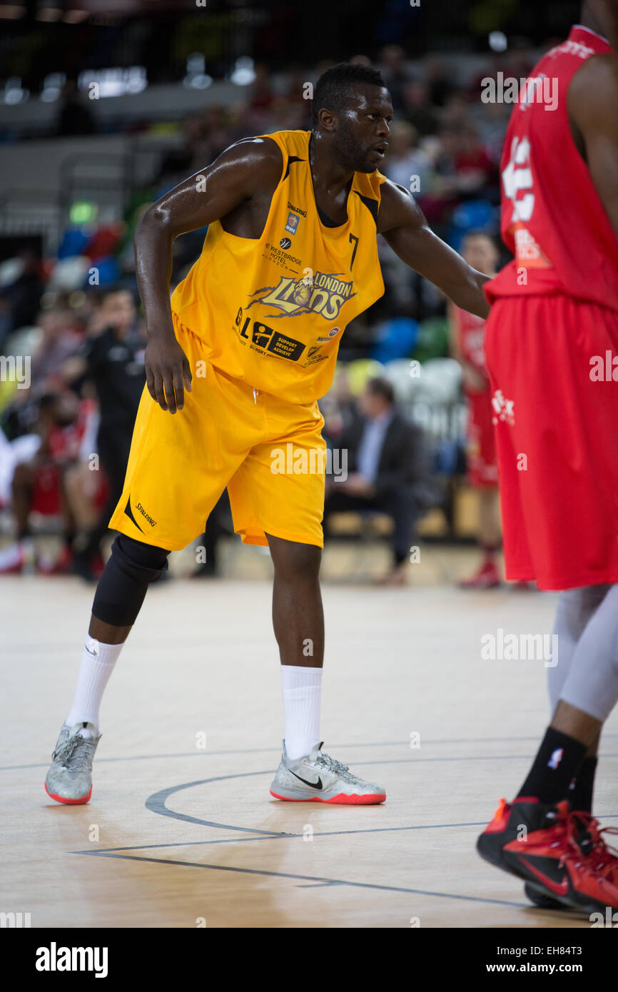 The London Lions basketball team play Leicester Riders, in the second ...