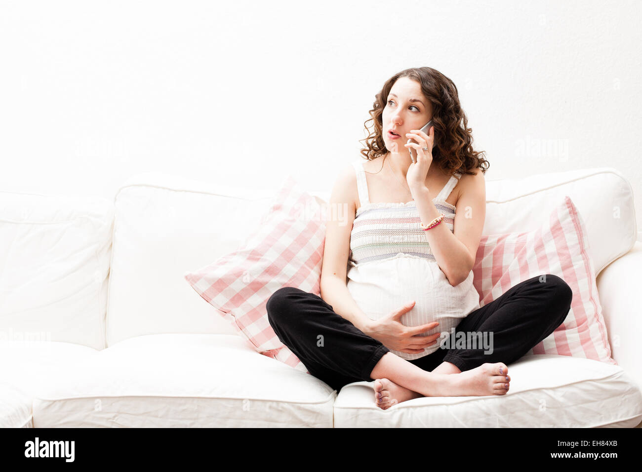 Full term pregnant woman hi-res stock photography and images - Alamy