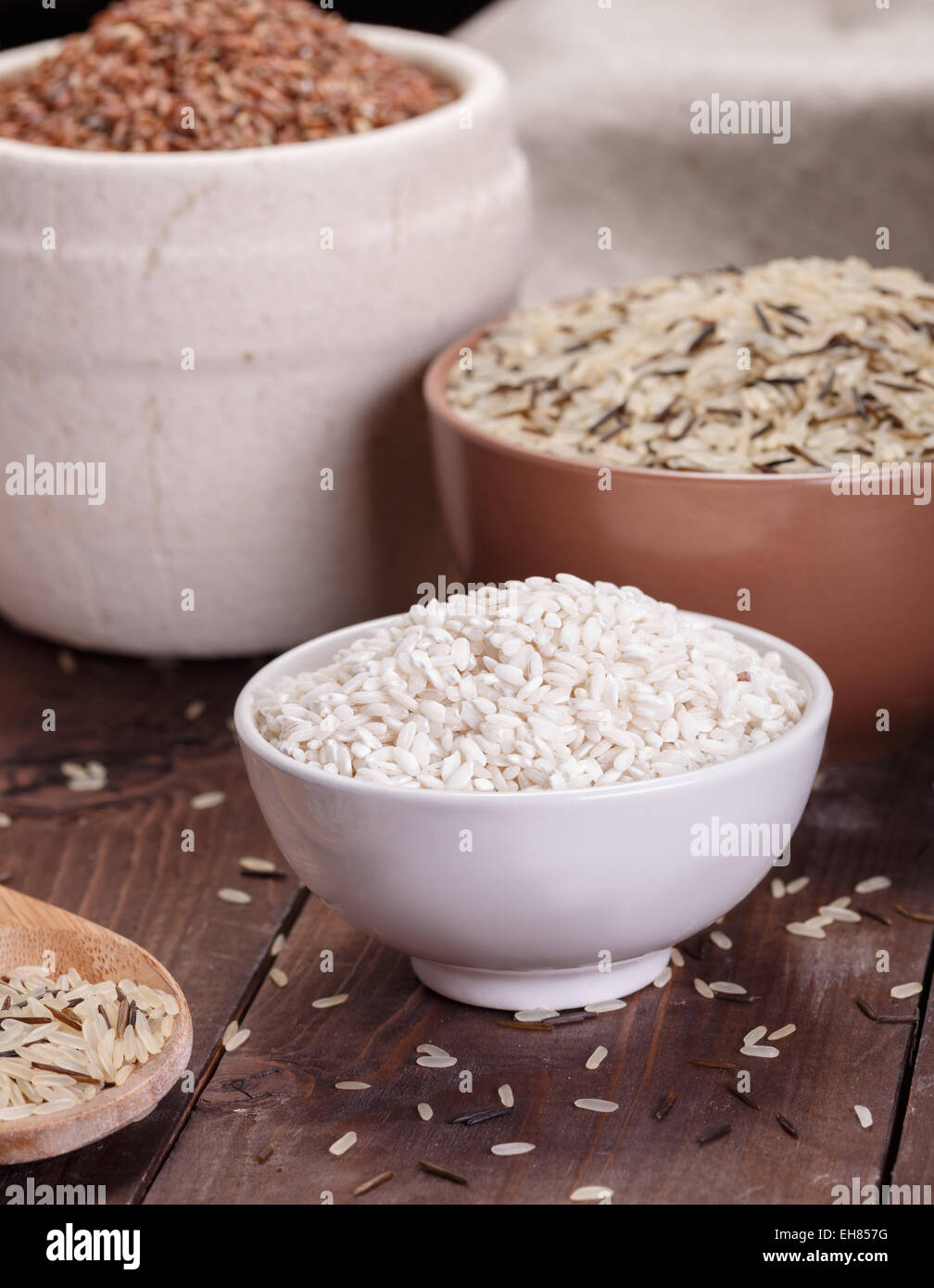assortment of rice Stock Photo - Alamy