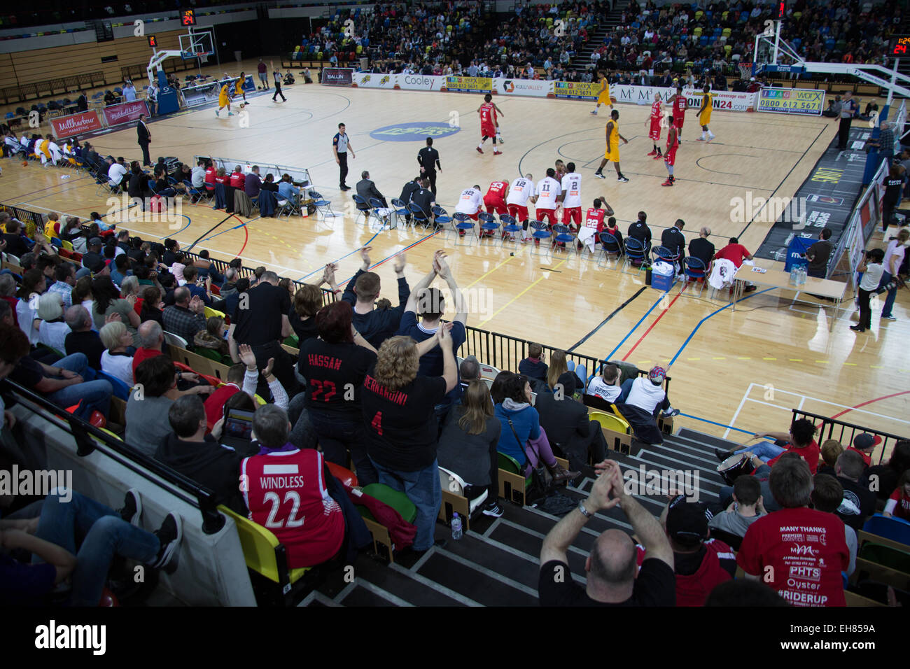 The London Lions basketball team play Leicester Riders, in the second ...