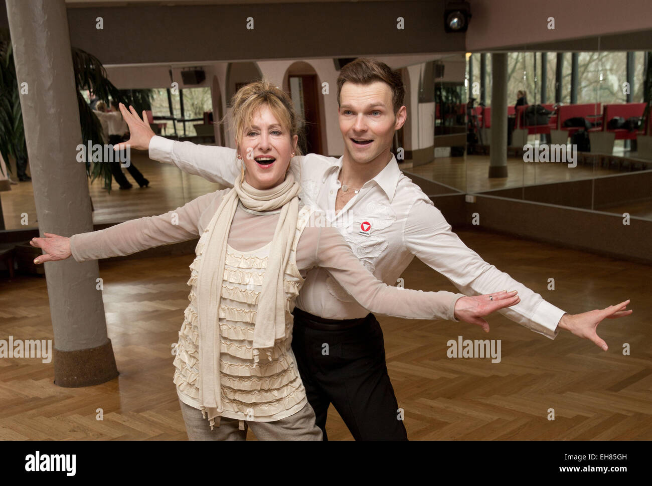 Cologne, Germany. 09th Mar, 2015. Dancer Vadim Garbuzov and actor ...