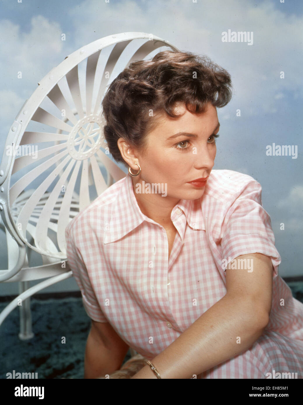JEAN SIMMONS (1929-2010) English film actress about 1953 Stock Photo ...