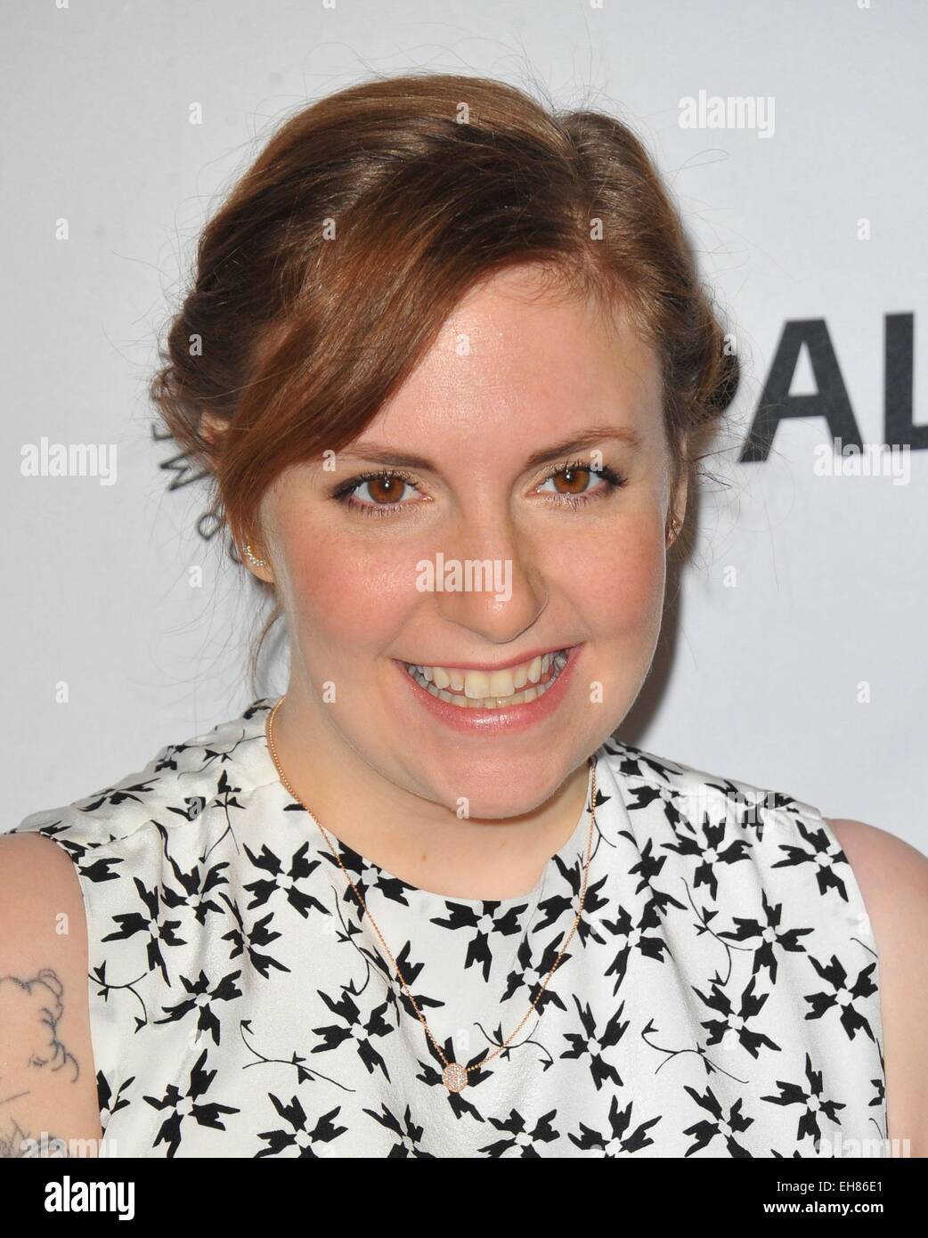 Los Angeles, CA, USA. 8th Mar, 2015. Lena Dunham at arrivals for 32nd ...